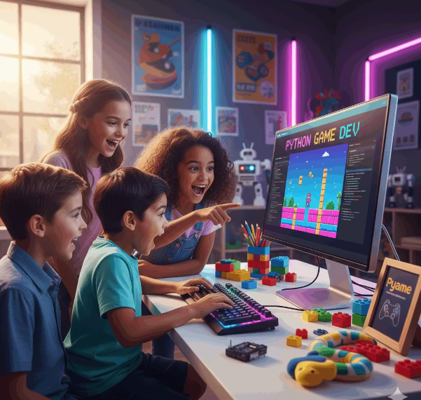 Python Game Development classes for kids | With Pygame